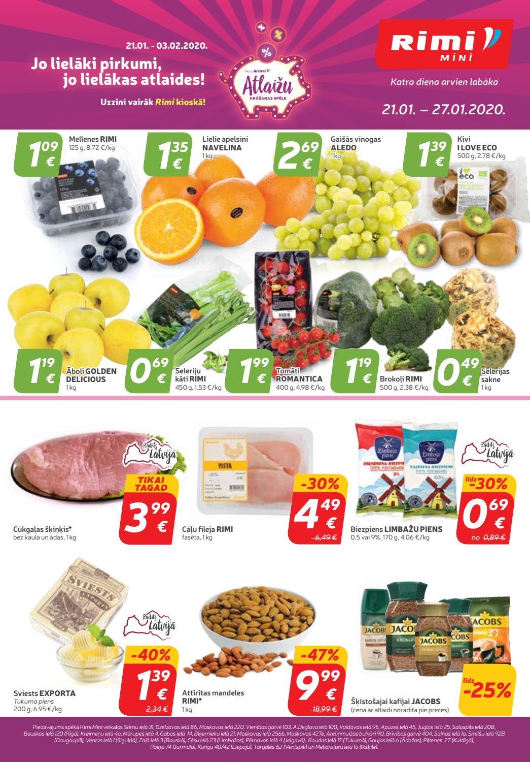 Rimi Mini piedāvājumi 21.01. - 27.01.2020. by Rimi - Issuu