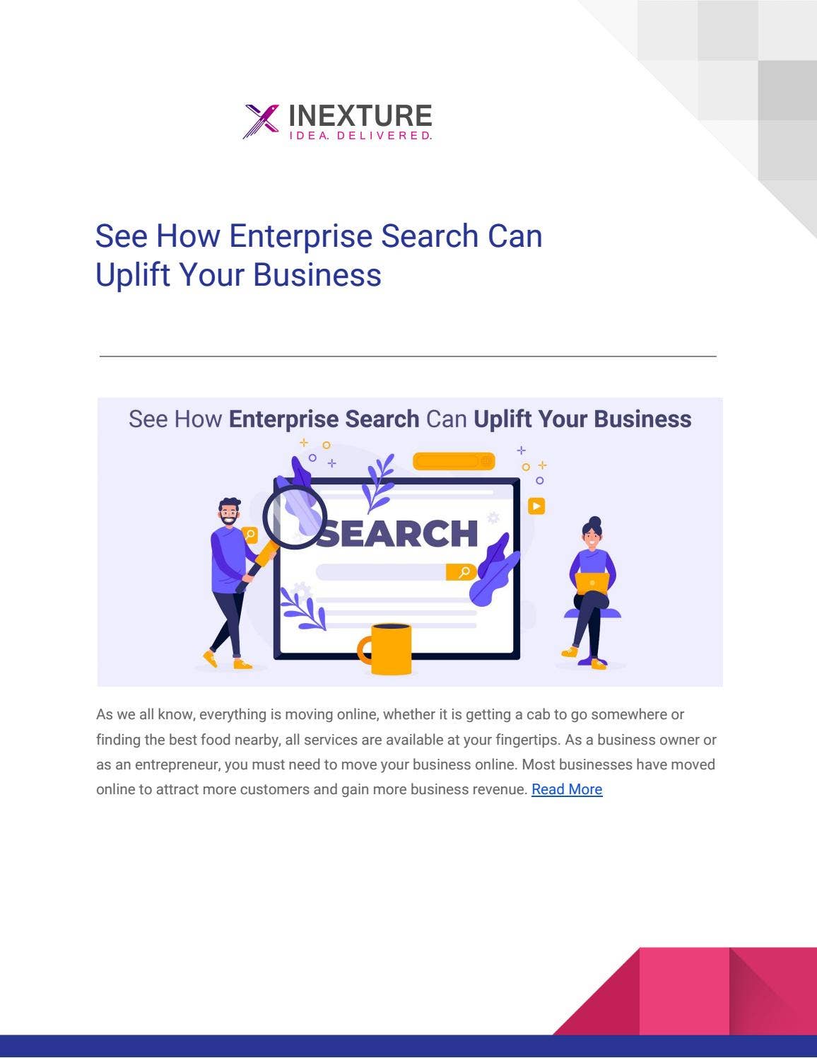 See How Enterprise Search Can Uplift Your Business by INEXTURE ...