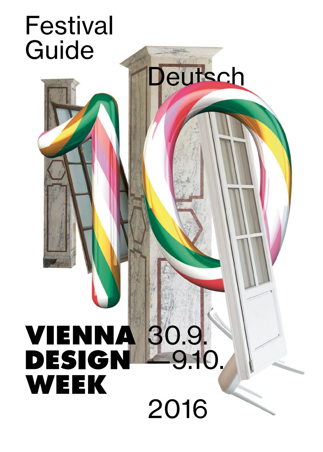 VIENNA DESIGN WEEK 2016: Festival Guide (German) by VIENNA DESIGN WEEK ...