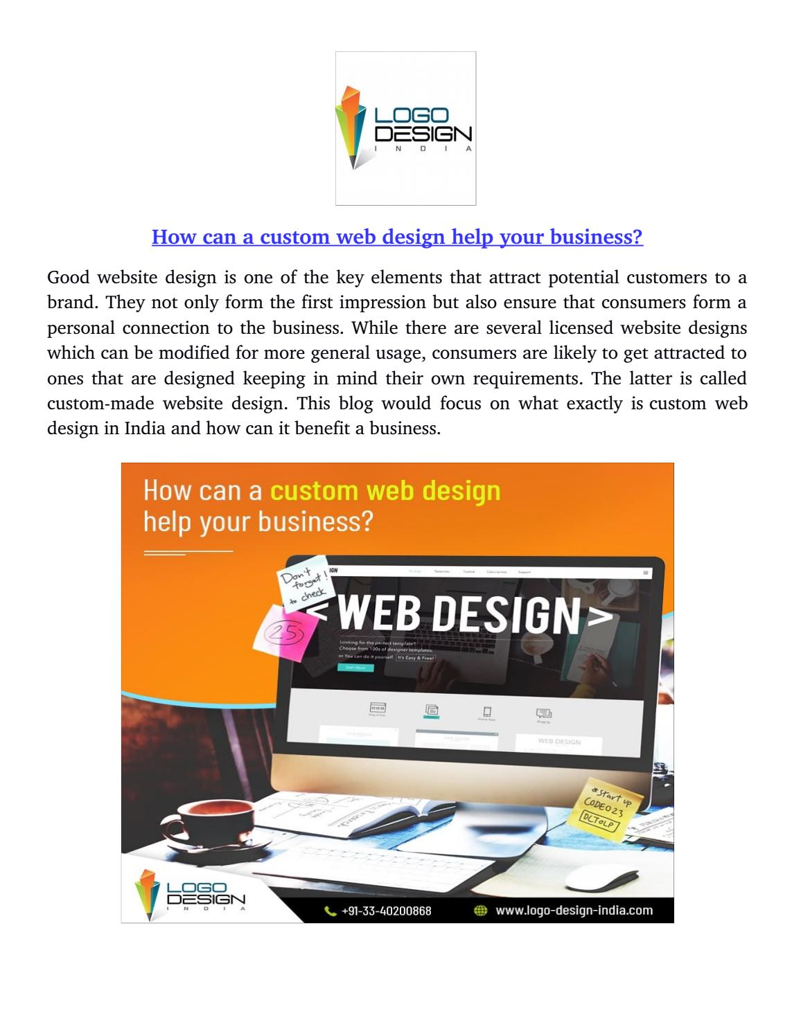 How can a custom web design help your business? by logodesign - Issuu