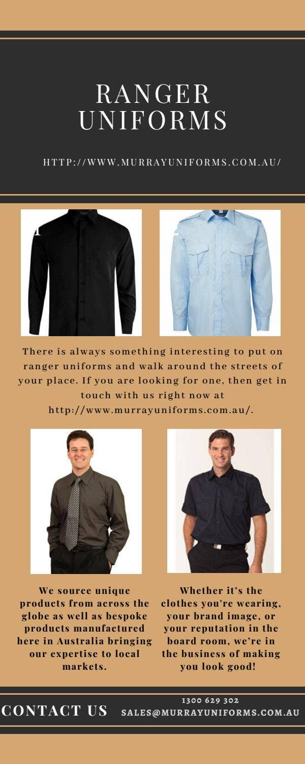 Ranger Uniforms - www.murrayuniforms.com.au by murrayuniforms - Issuu