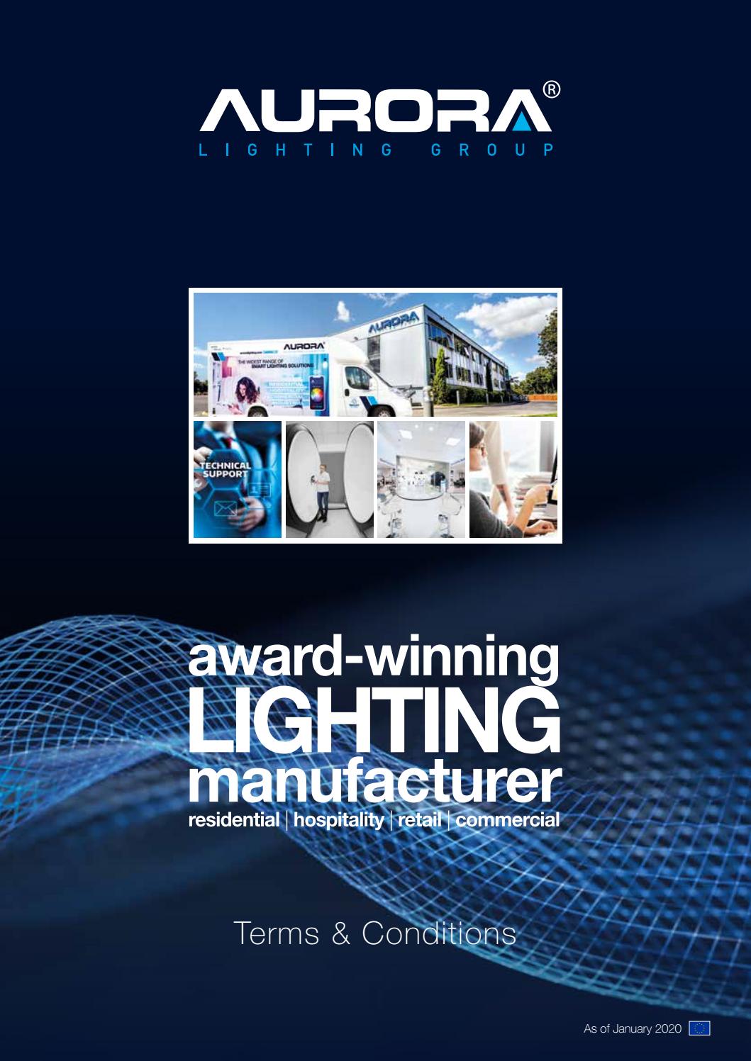 Welcome to Aurora Europe 2020 by Aurora Lighting - Issuu