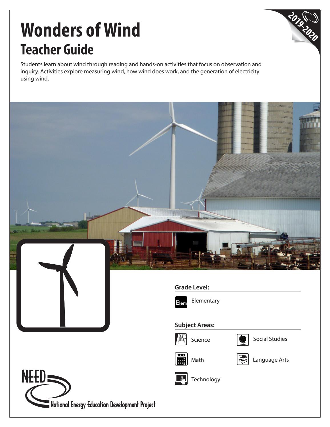 Wonders of Wind Teacher Guide by NEED Project - Issuu