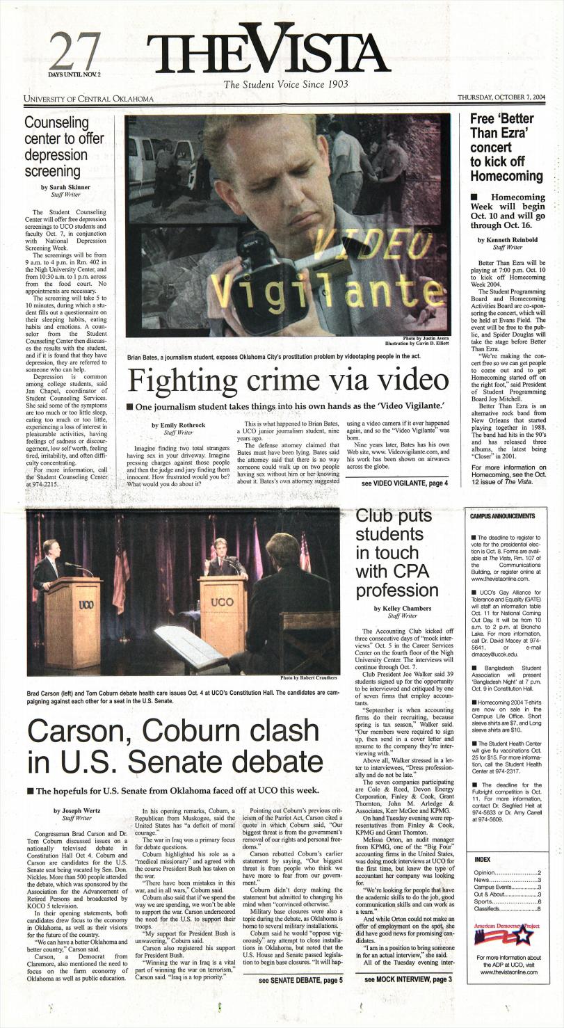 The Vista Oct. 7, 2004 by The Vista - Issuu