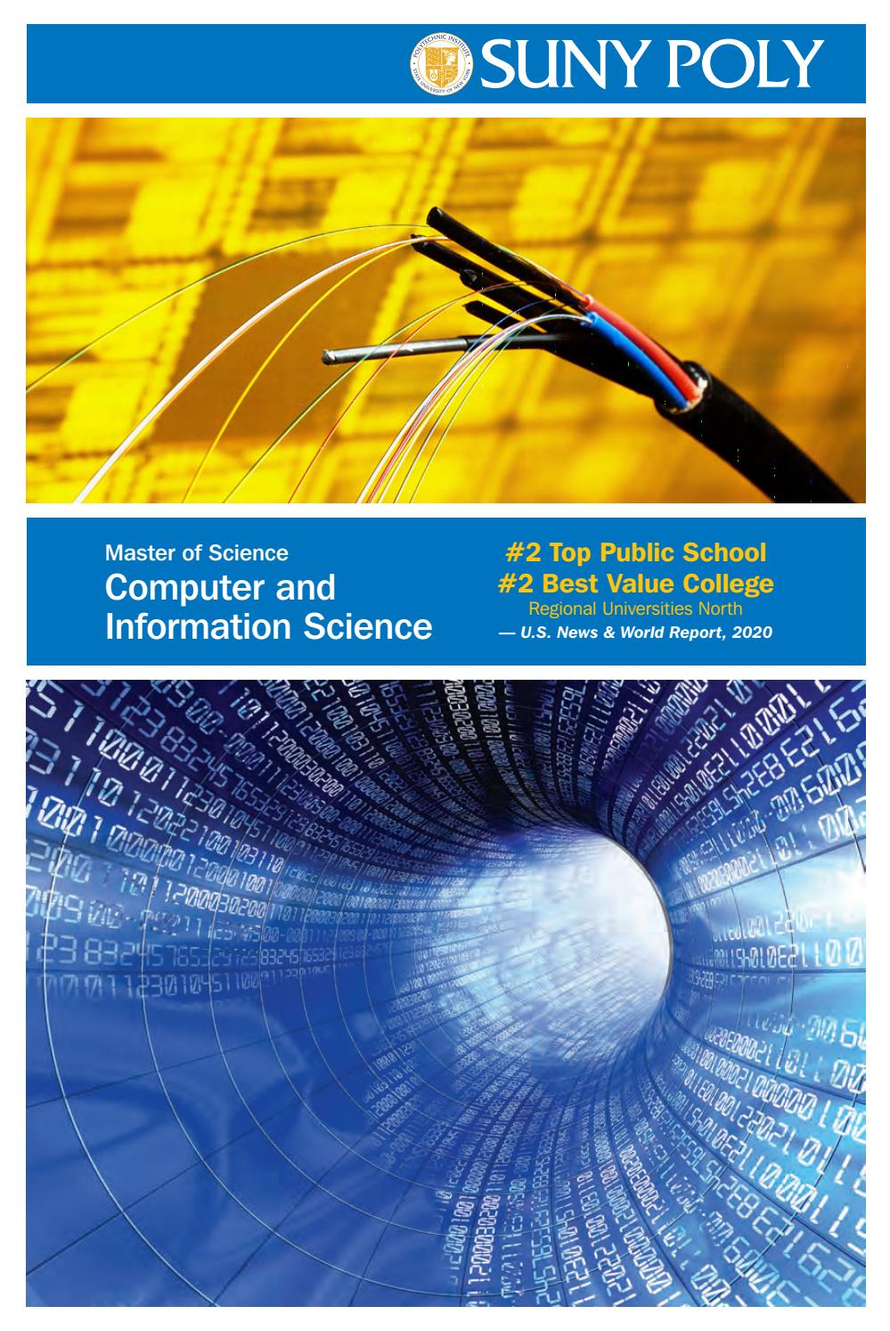 MS Computer and Information Science by SUNY Polytechnic Institute - Issuu