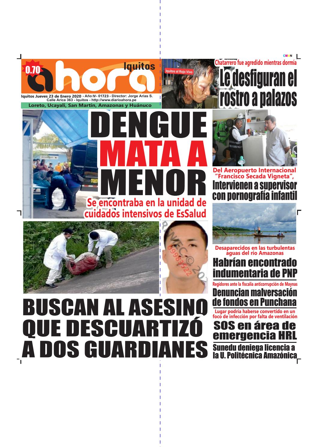 REVISTA DIGITAL Iquitos, 23 de Enero del 2020 by Diario Ahora - Issuu