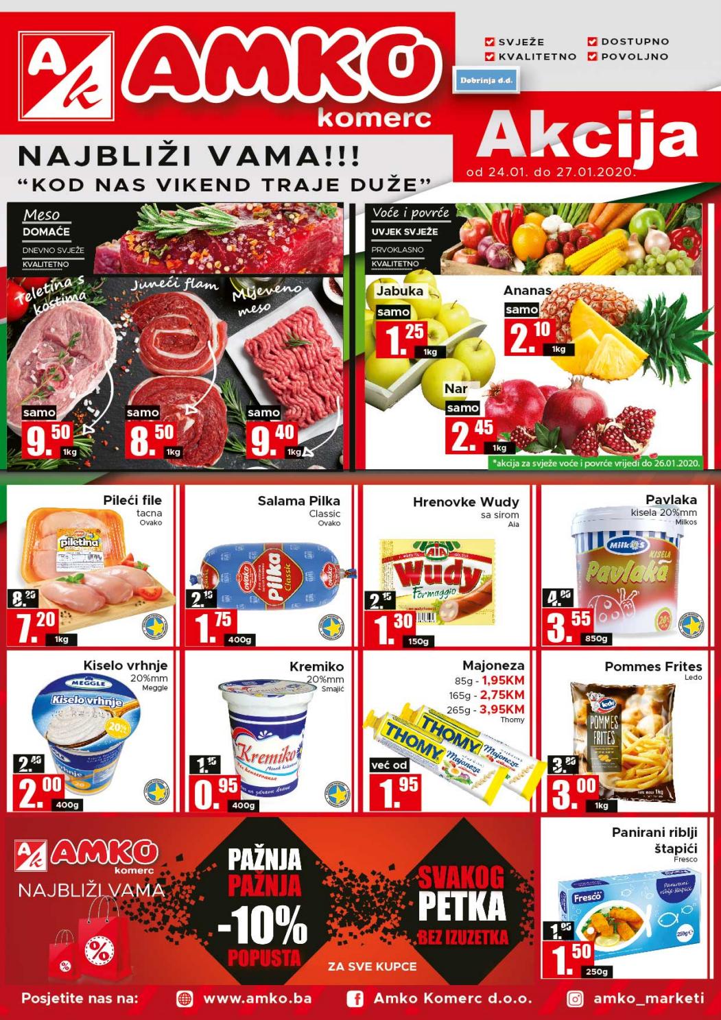 Amko komerc vikend akcija od 24.-27.01.2020. by Catalog.ba - Issuu