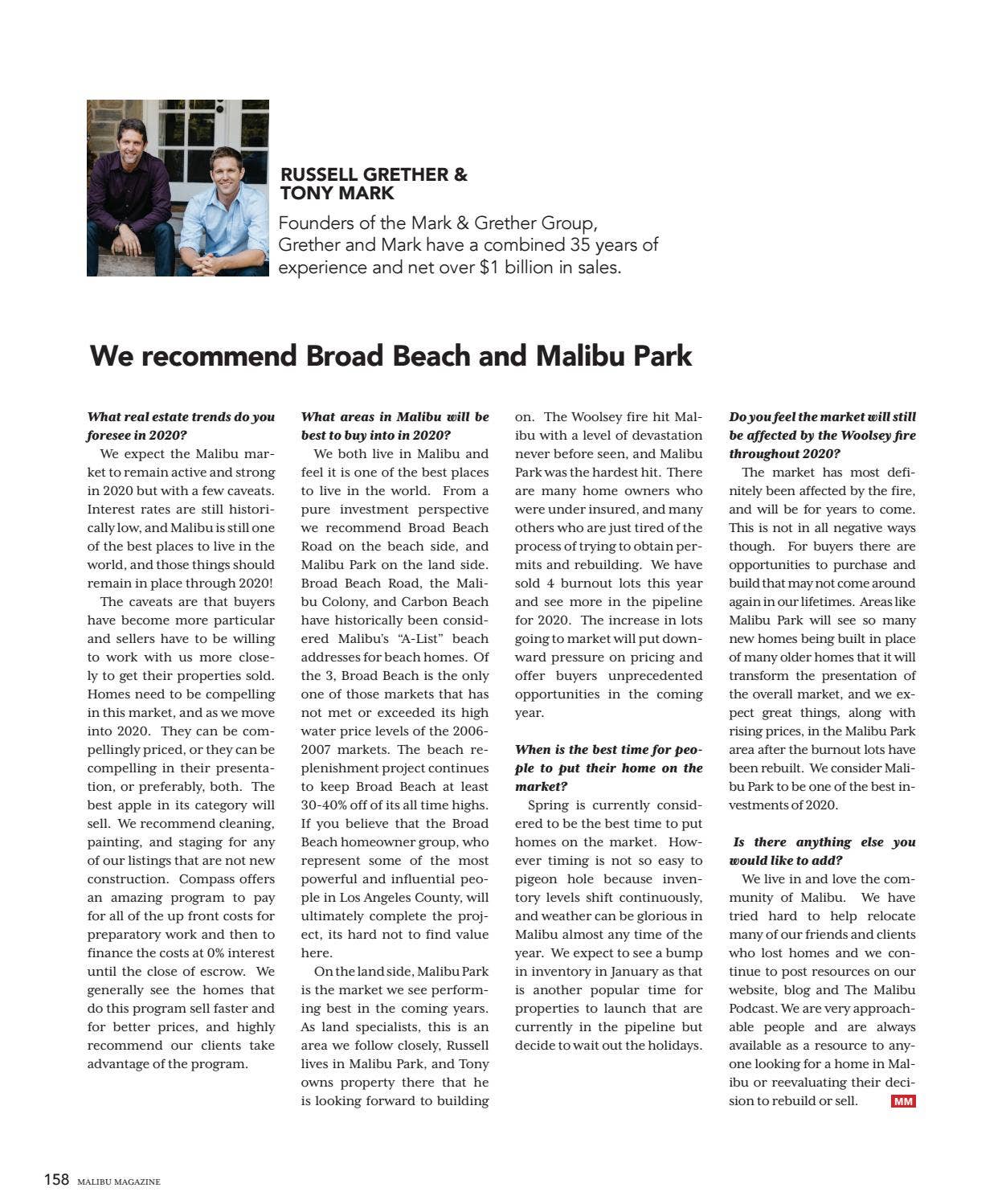 Jan/Feb 2020 by Malibu Magazine - Issuu