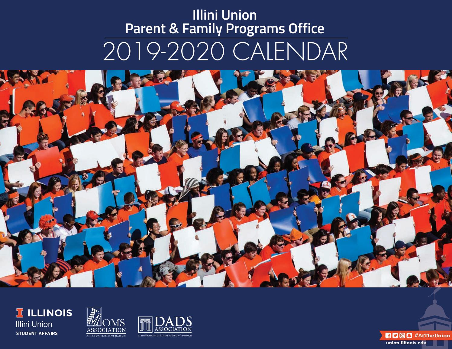 PFPO Calendar 2019-2020 by Illini Union - Issuu