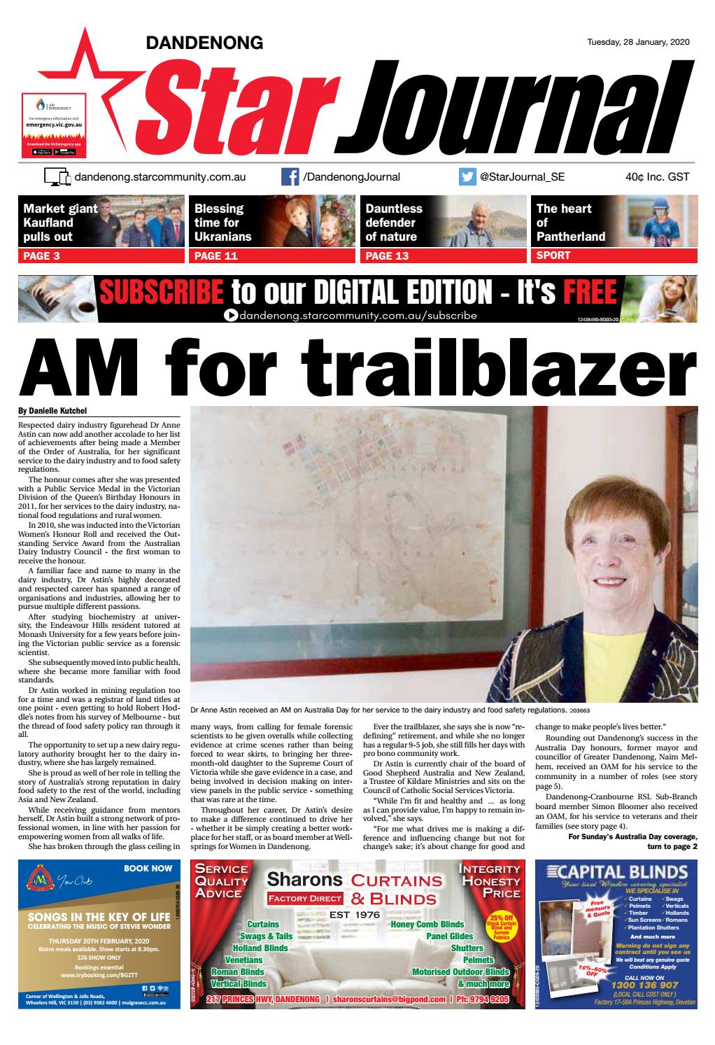 Dandenong Star Journal - 28th January 2020 by Star News Group - Issuu