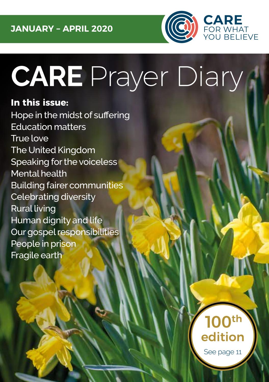 CARE Prayer Diary January-April 2020 by CARE User - Issuu