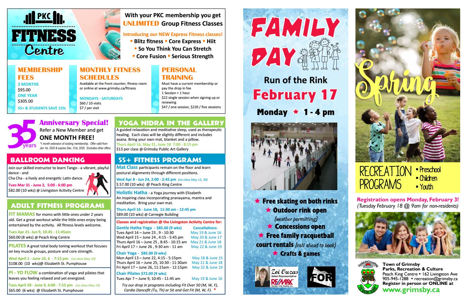 Spring Recreation and Culture Flyer by Town of Grimsby - Issuu