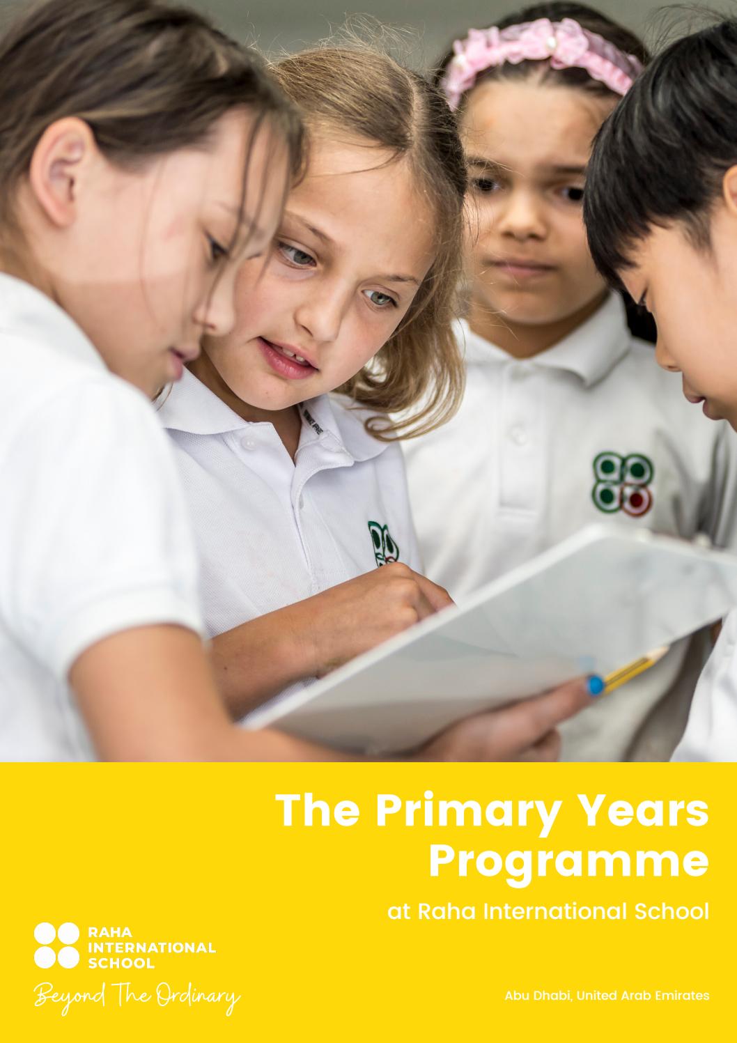 The Primary Years Programme at Raha by Raha International School - Issuu