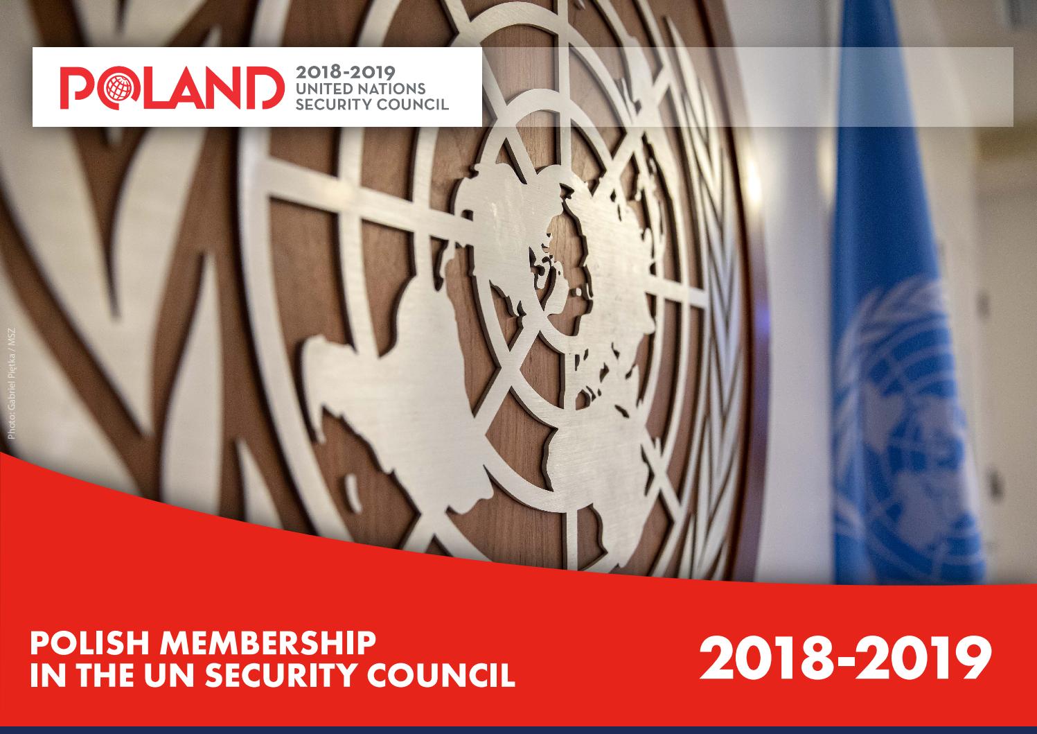 Polish Membership In The UN Security Council 2018-2019 by Ministry of ...