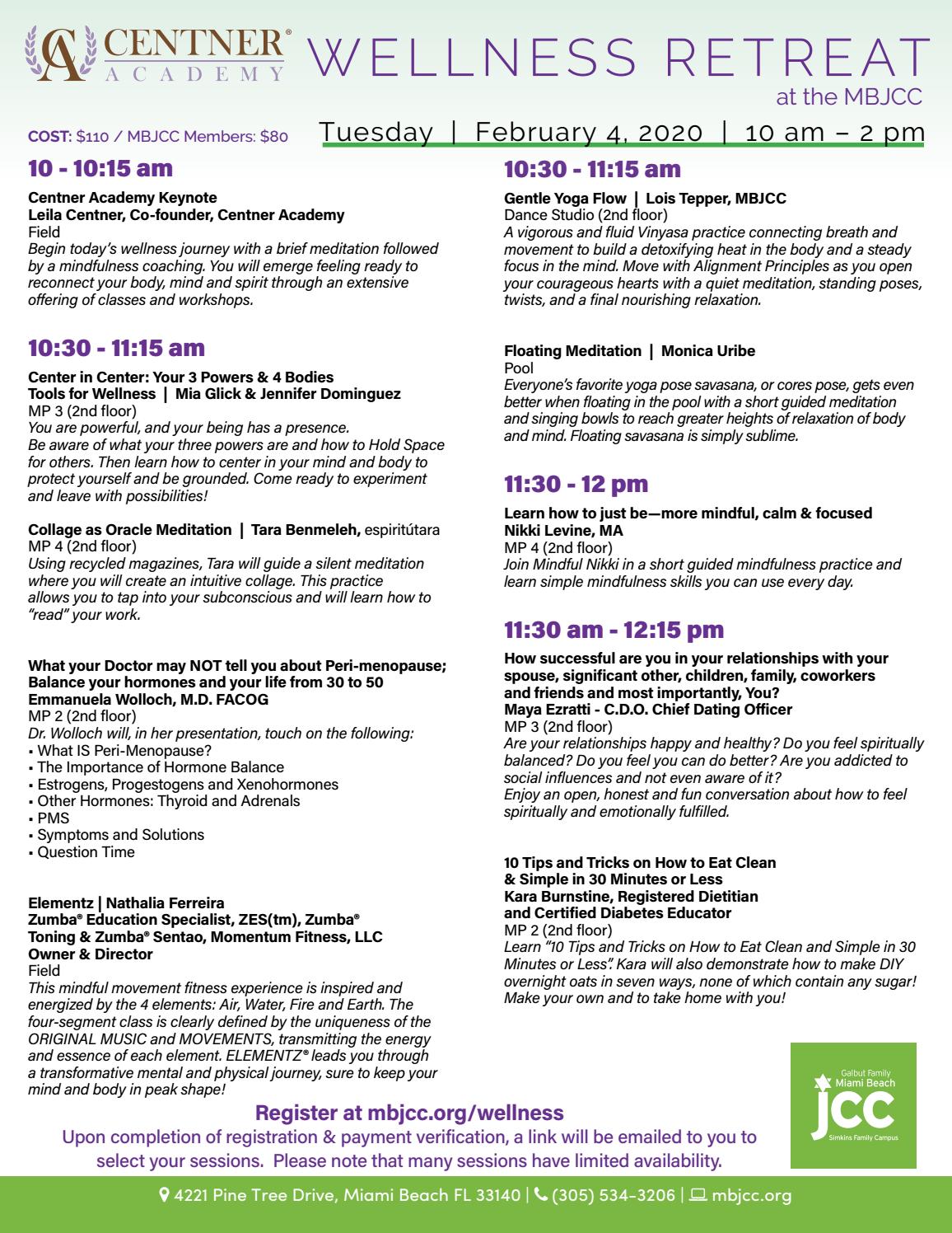 Wellness Retreat Itinerary Template