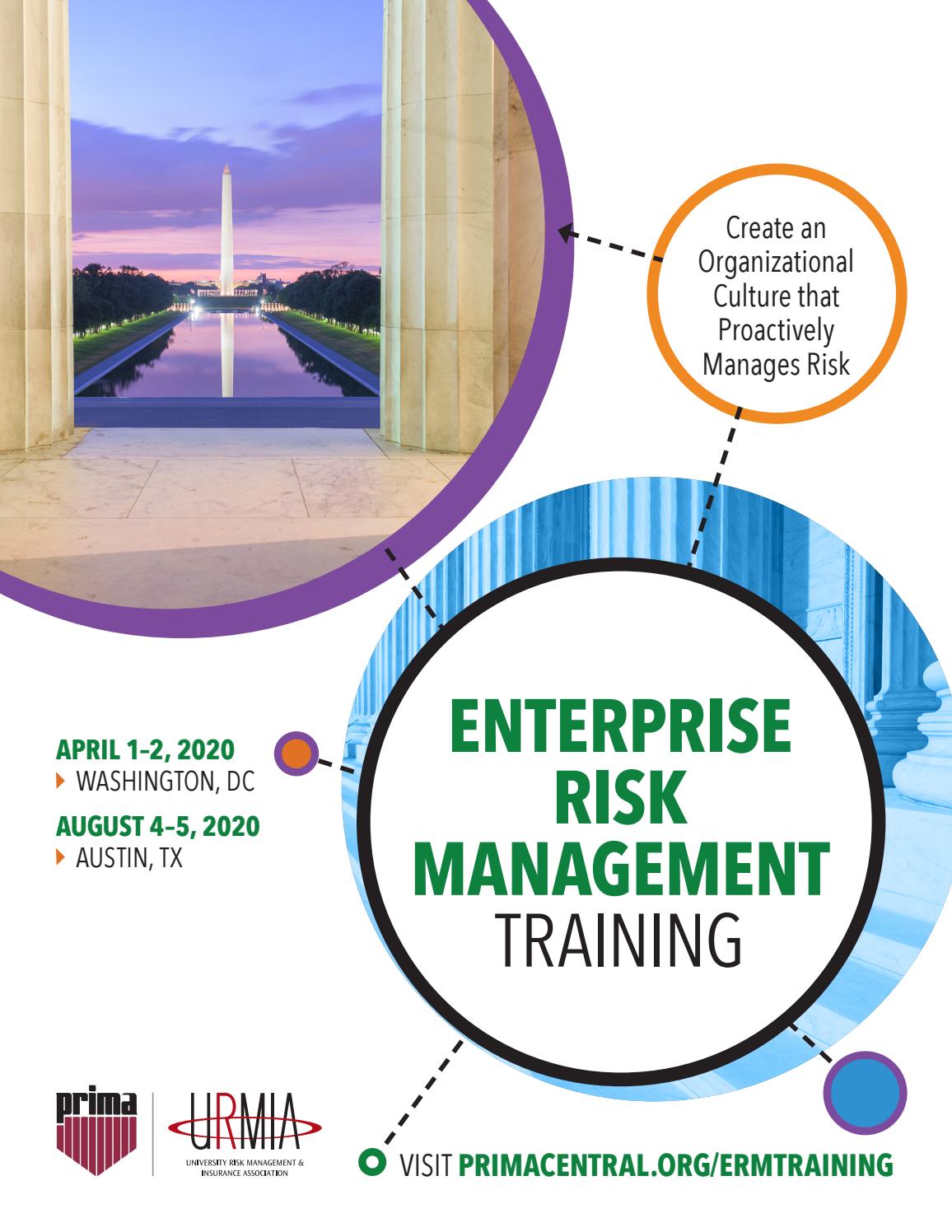 PRIMA 2020 Enterprise Risk Management Training by Moire Marketing ...