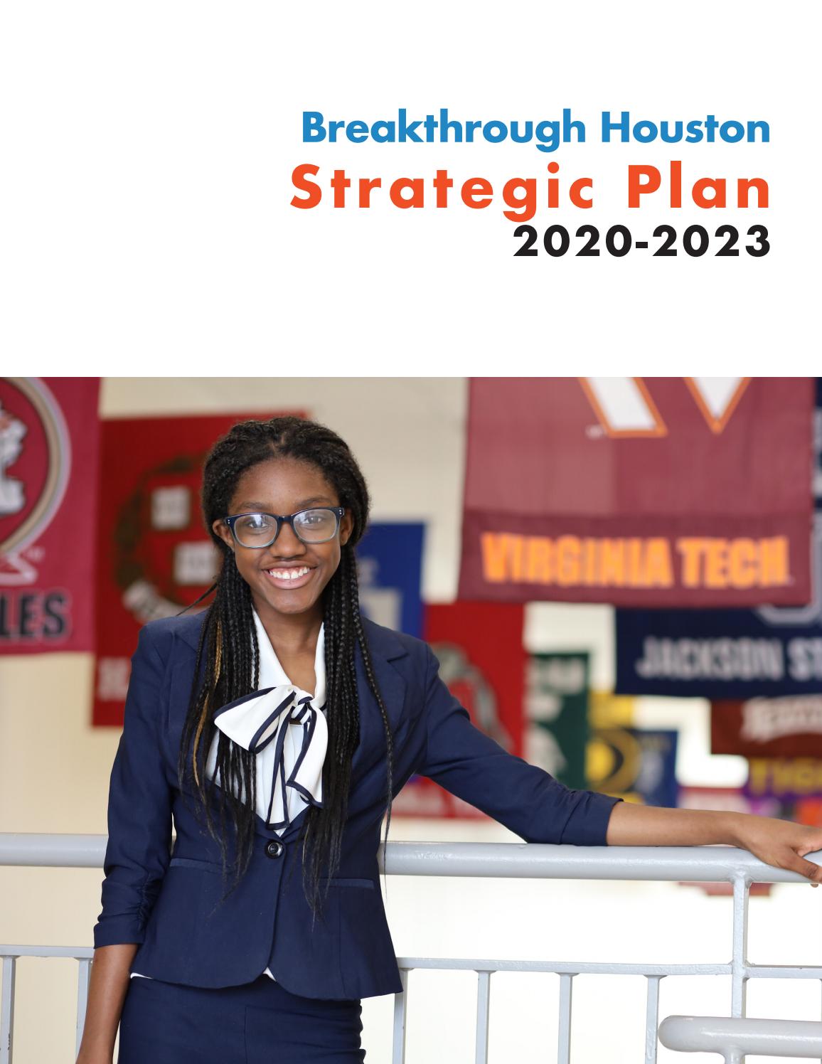 Strategic Plan 2020-2023 by Breakthrough Houston - Issuu
