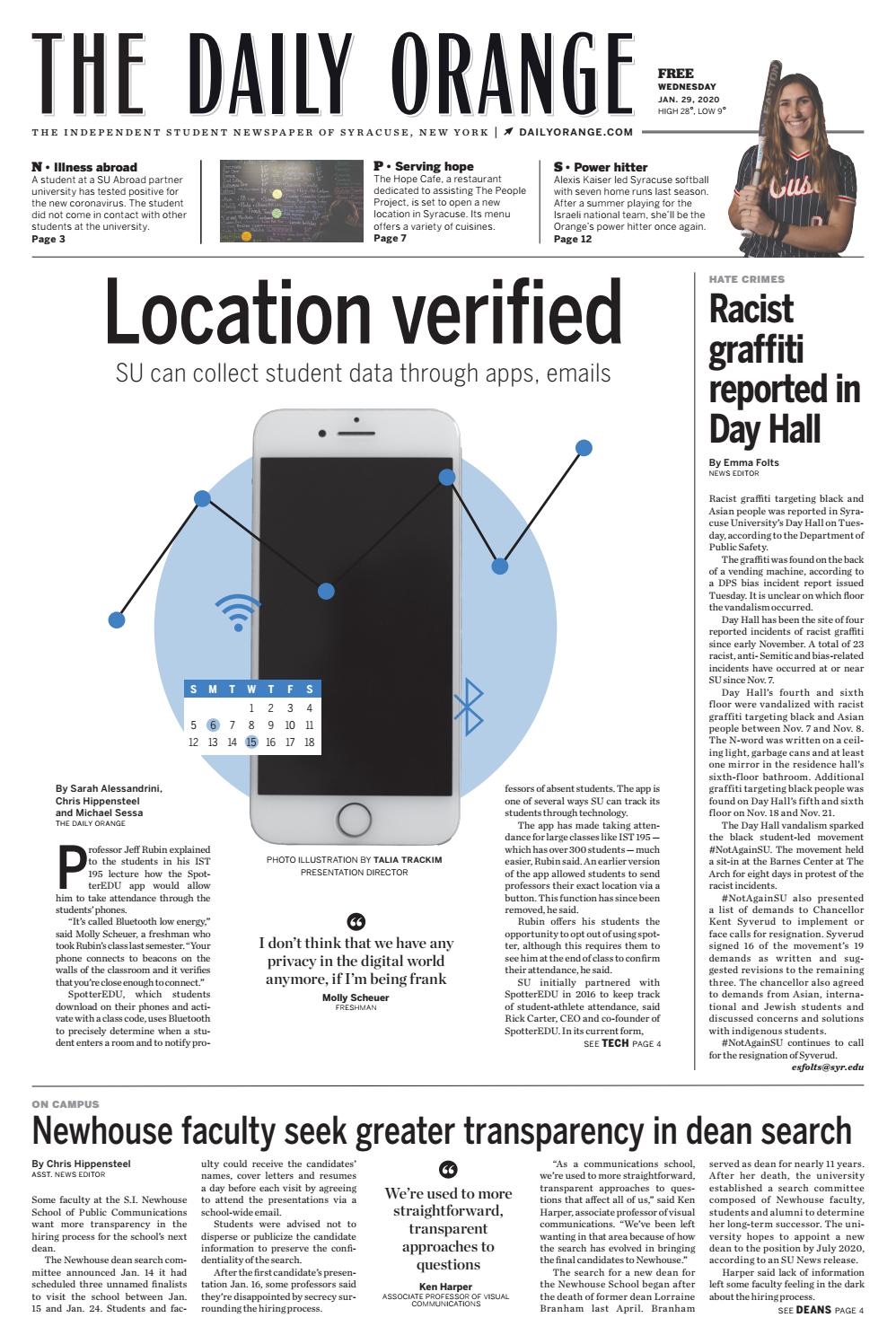 January 29, 2020 by The Daily Orange - Issuu