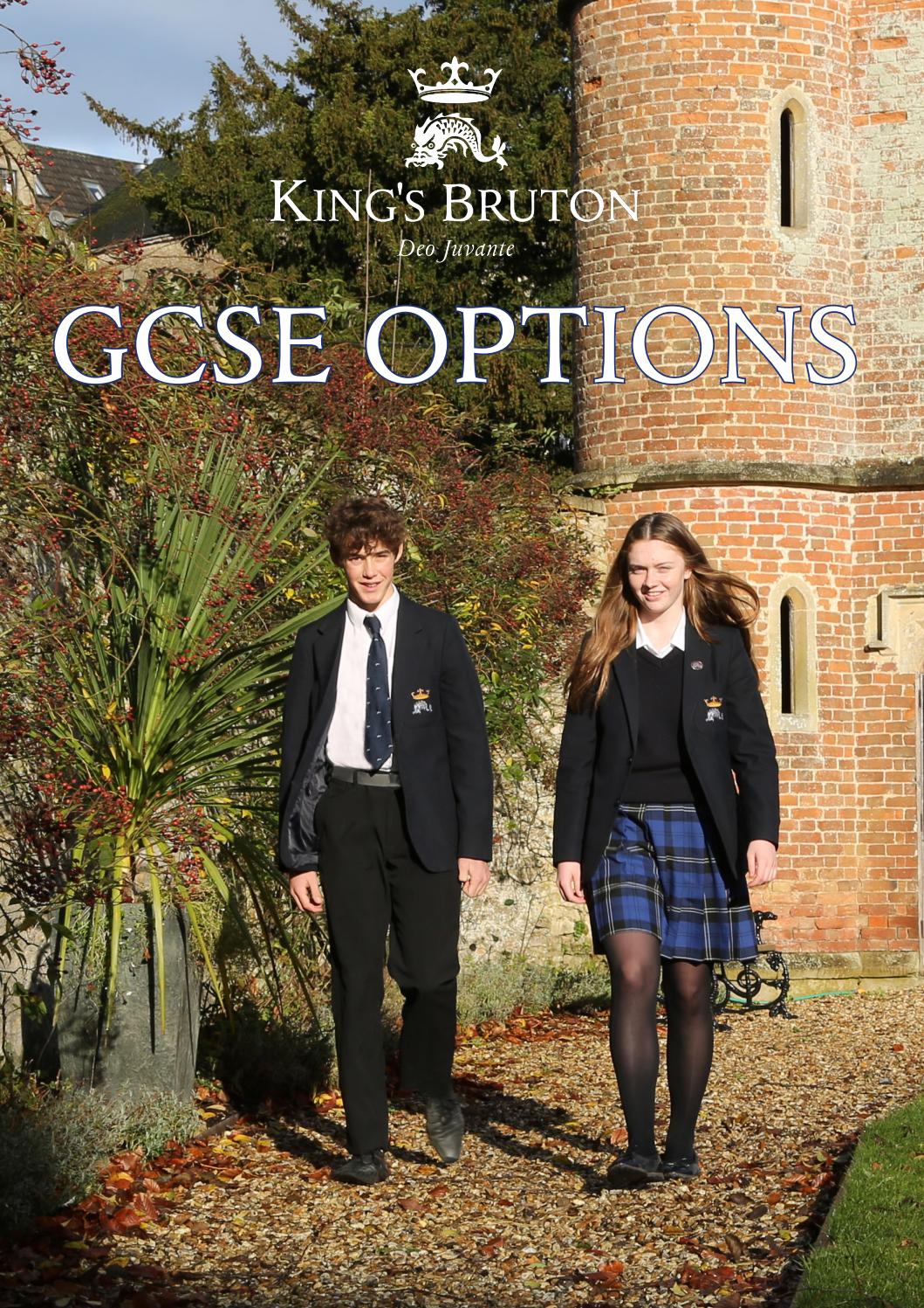 GCSE Options Booklet by King's Bruton - Issuu