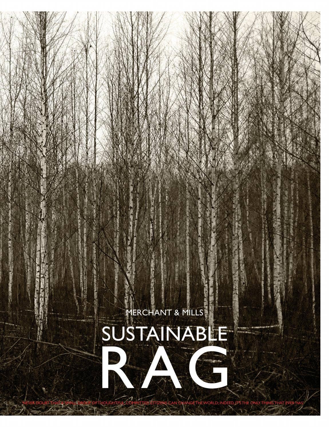 SUSTAINABLE RAG by Merchant & Mills - Issuu