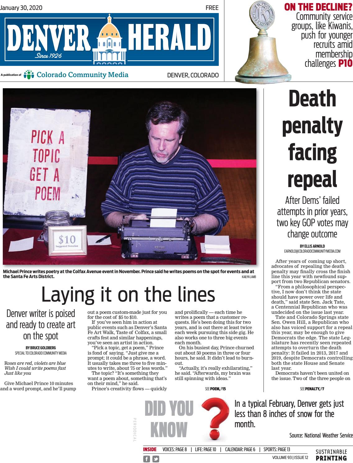 Denver Herald Dispatch 0130 by Colorado Community Media - Issuu