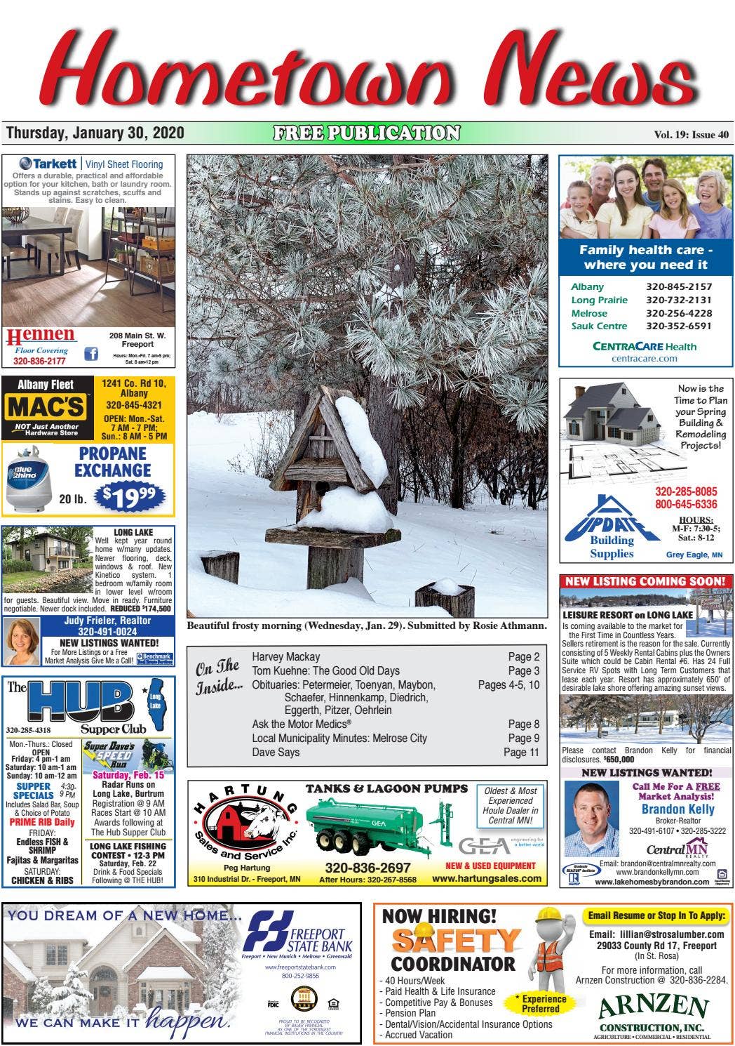 Hometown News January 30, 2020 by Hometown News - Issuu