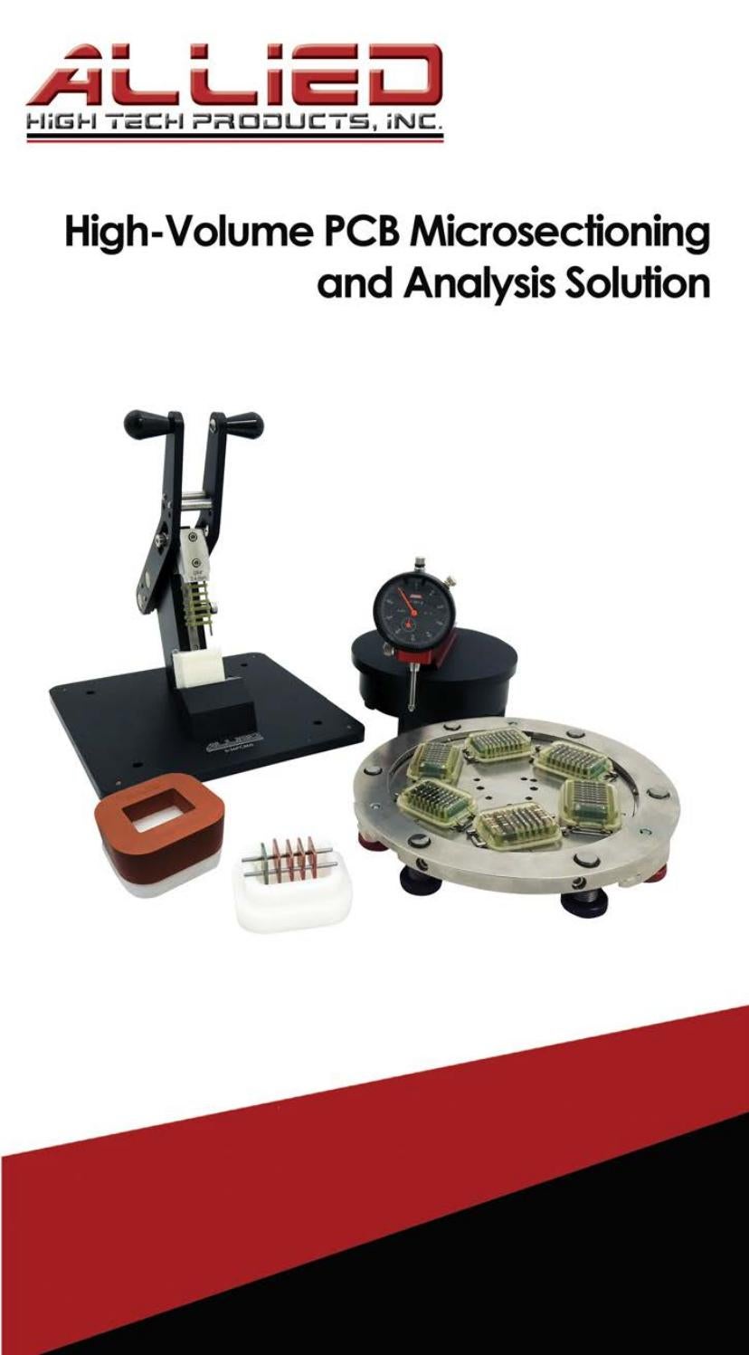 Allied High Tech Products PCB Microsectioning System by Kimberly Dermit ...