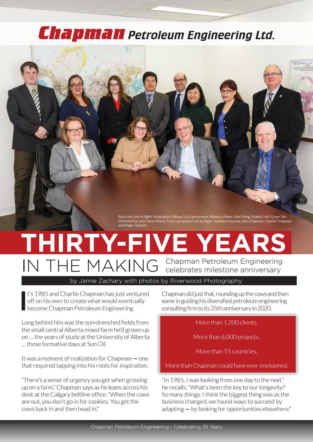 Chapman Engineering - Celebrating 35 Ye by Business in Calgary - Issuu
