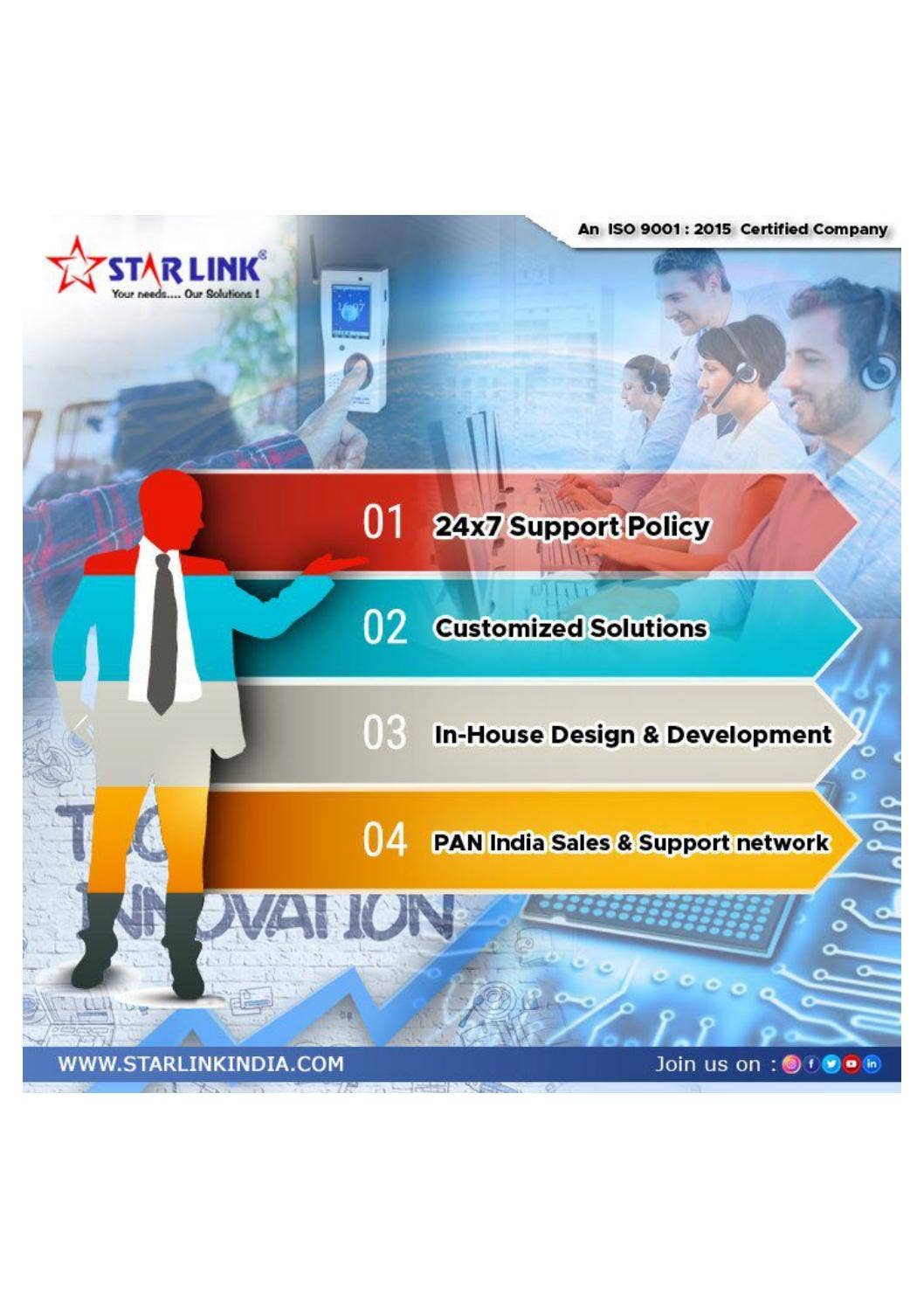 Biometric Attendance System by the StarLink by Star Link - Issuu