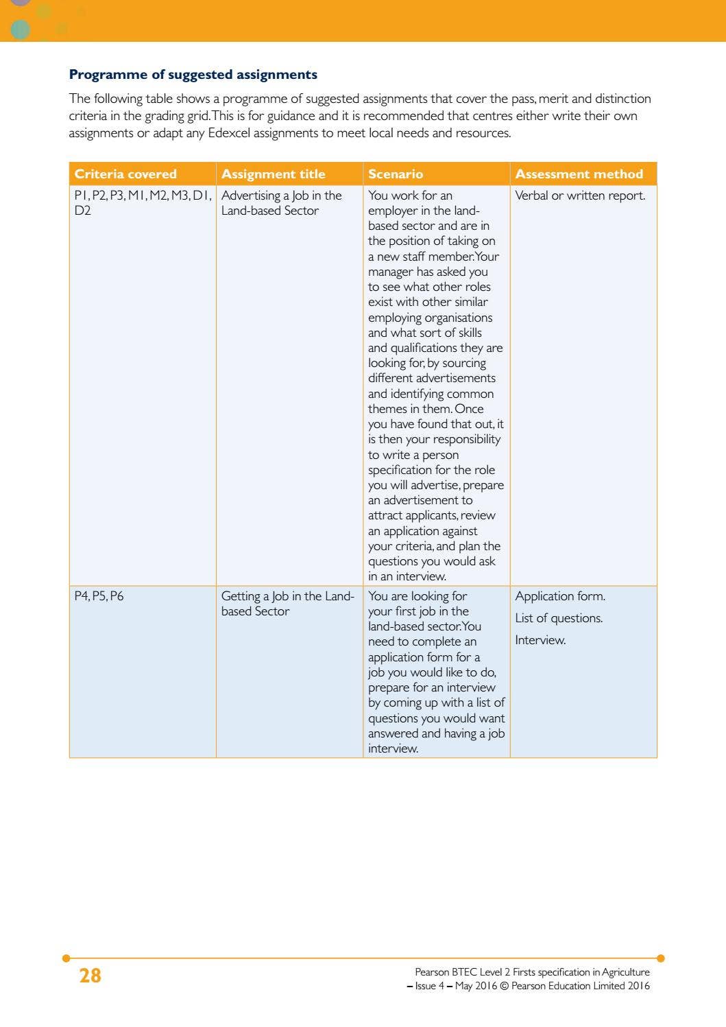 Agriculture Specification by Ullswater Community College - Issuu