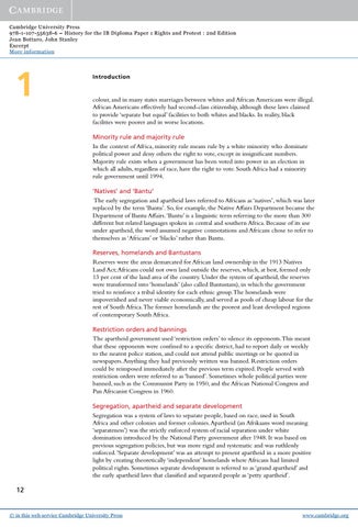 History for the IB Diploma: Paper 1: Rights and Protest by Cambridge ...
