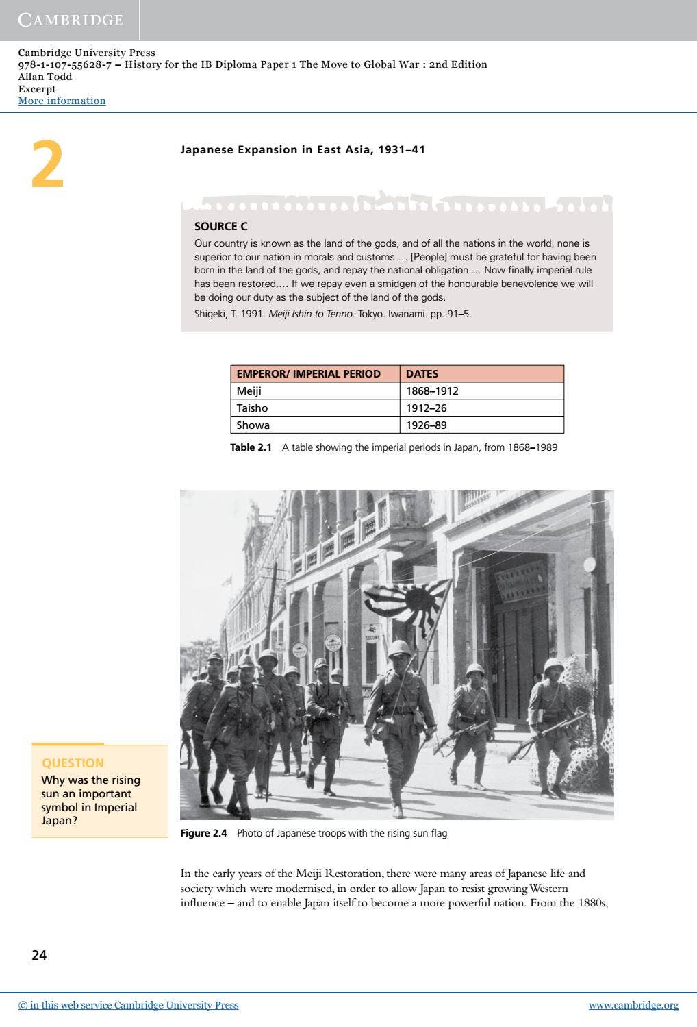 History for the IB Diploma: Paper 1: The Move to Global War by ...