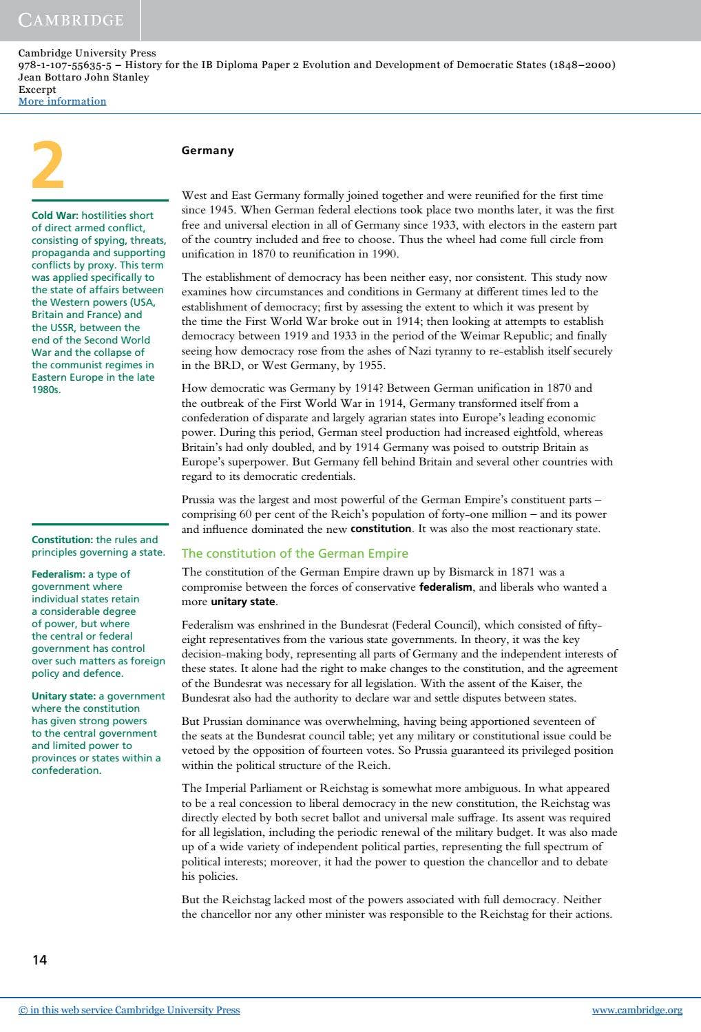 History for the IB Diploma: Paper 2: Evolution and Development of ...