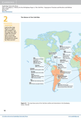History for the IB Diploma: Paper 2: The Cold War: Superpower Tensions ...