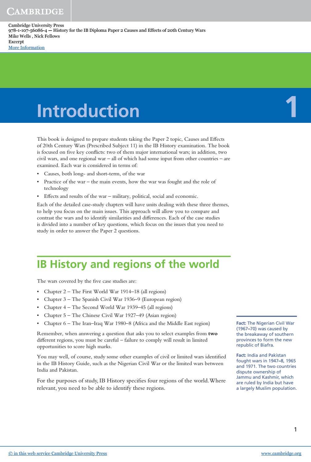History for the IB Diploma: Paper 2: Causes and Effects of 20th Century ...