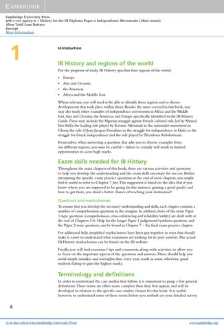 History for the IB Diploma: Paper 2: Independence Movements by ...