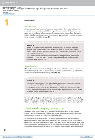 History for the IB Diploma: Paper 2: Independence Movements by ...