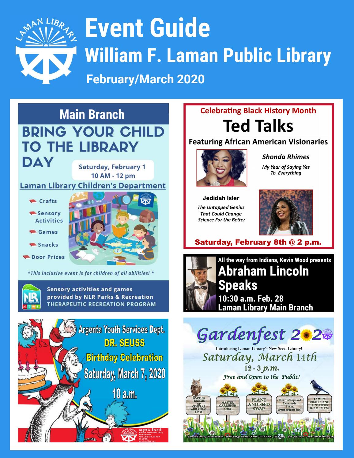 February/March 2020 Event Guide by lamanlibrary - Issuu