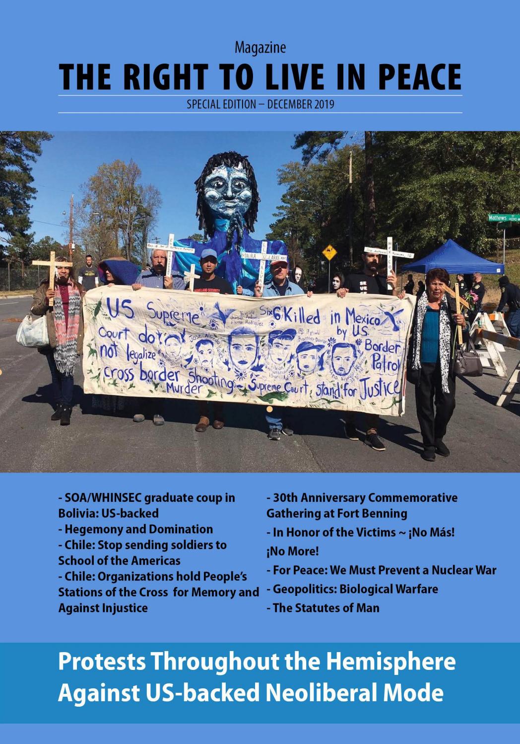 Magazine The Right to Live in Peace – Special Edition – 12/2019 by ...