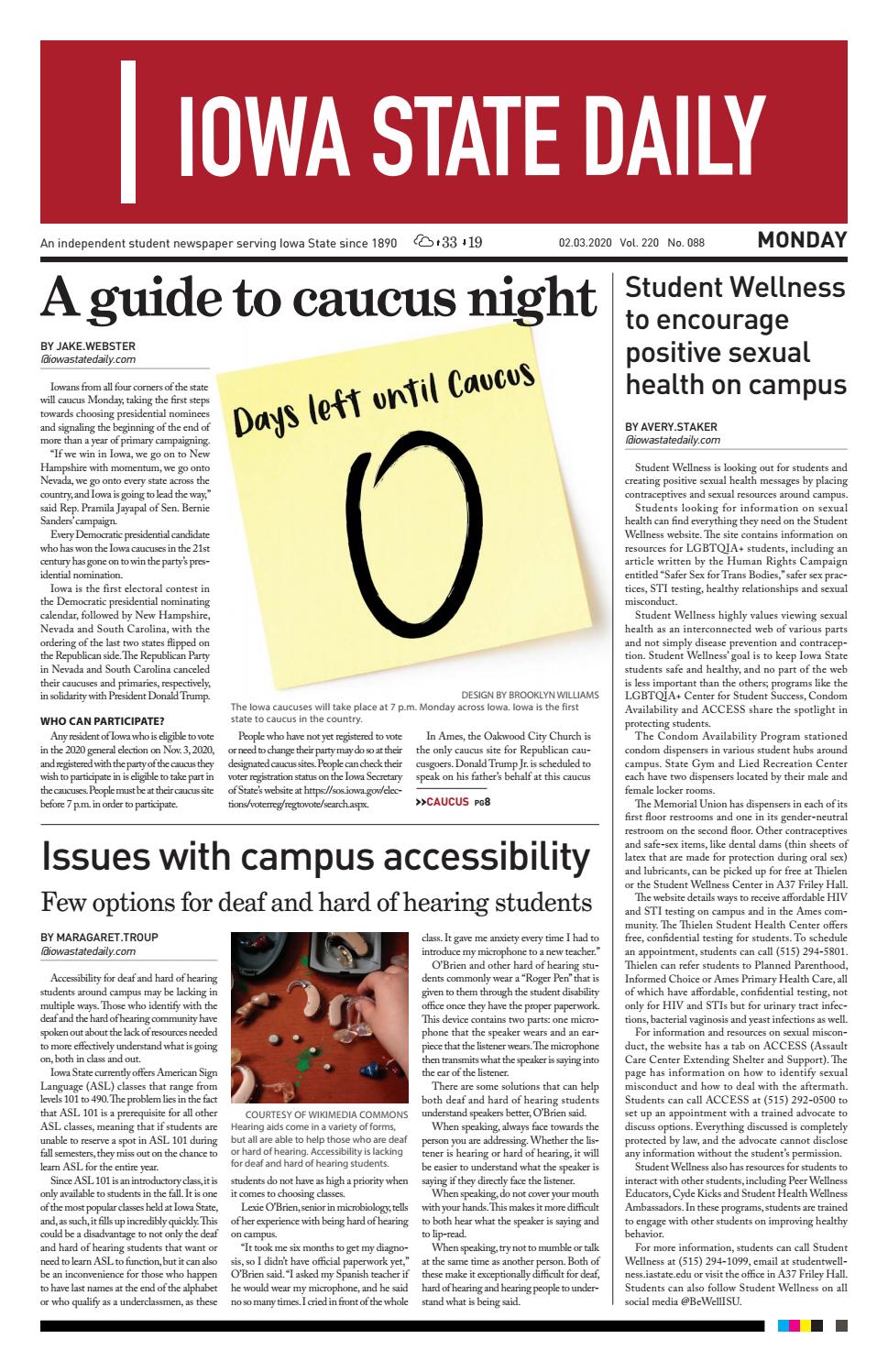 2.3.20 by Iowa State Daily - Issuu