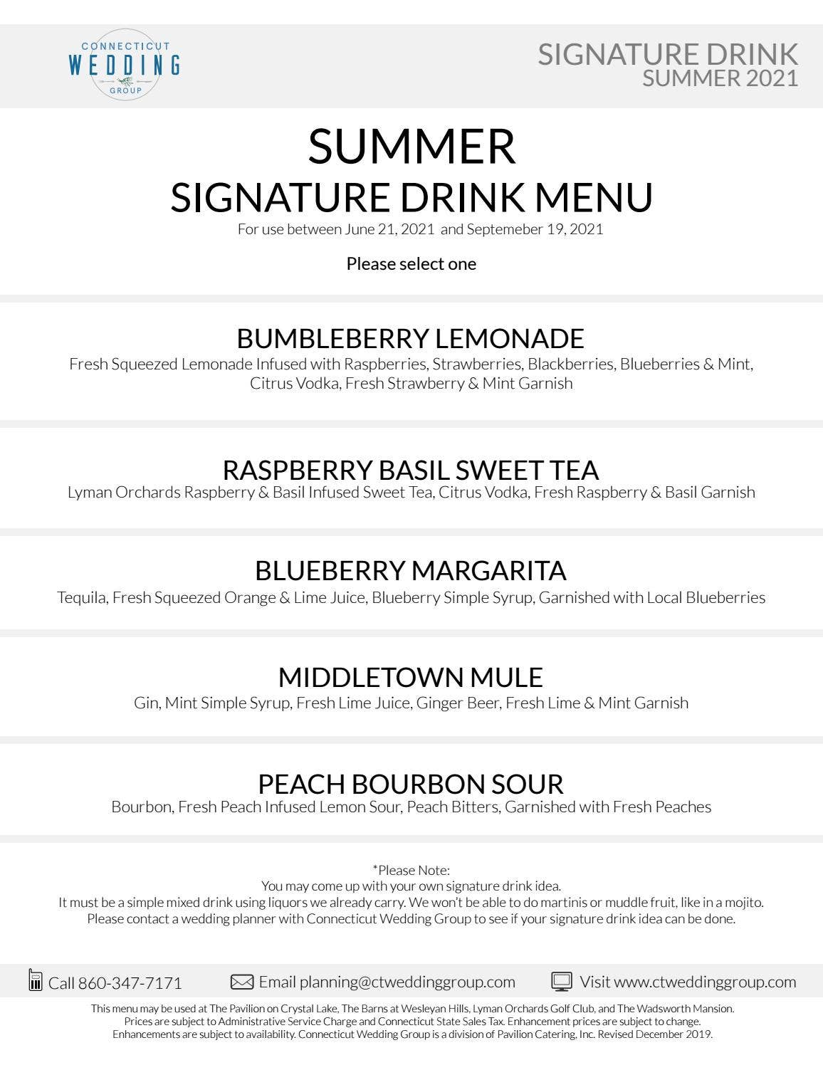 Summer Signature Drinks 2021 by Derek Brown - Issuu