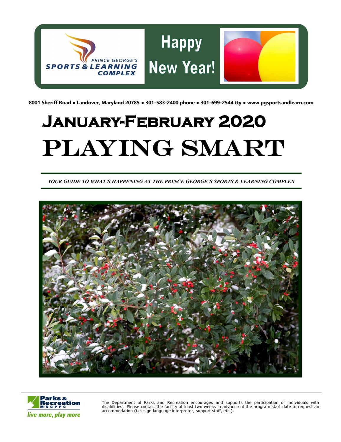 Prince George's Sports and Learning Complex: Playing Smart (Jan-Feb ...