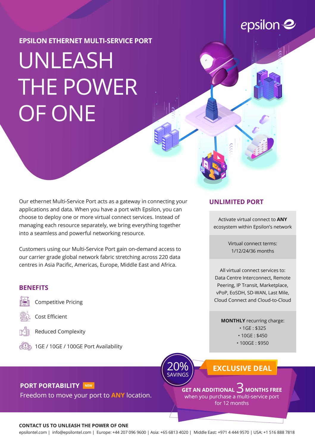 Multi Service Port Promotional Sheet by Epsilon Telecommunications - Issuu
