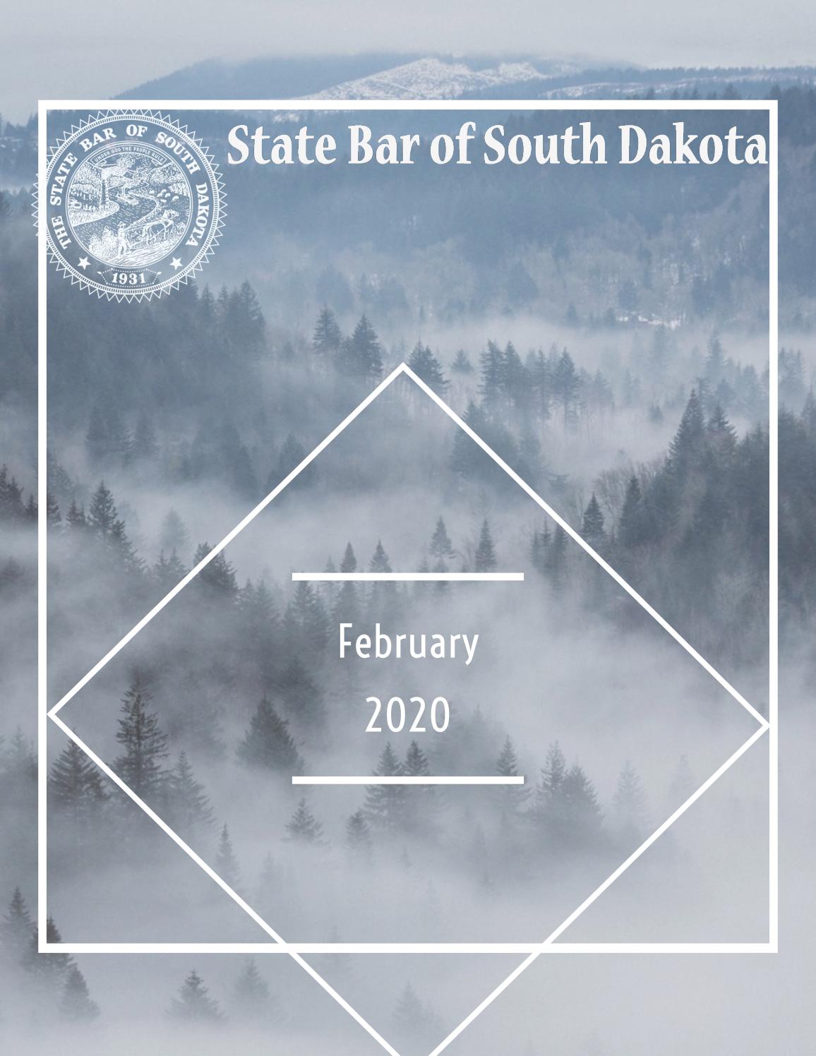 February 2020 Newsletter by The State Bar of South Dakota - Issuu