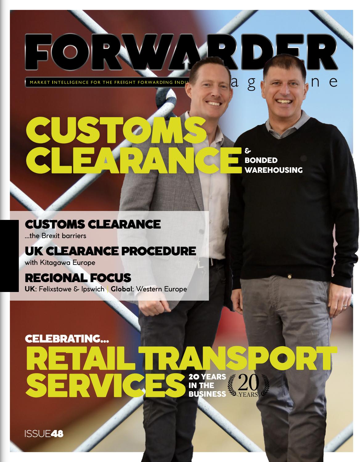 Forwarder Magazine Issue 48 Customs Clearance Bonded Warehousing What forwarder-magazine-issue-48-customs-clearance-bonded-warehousing-what