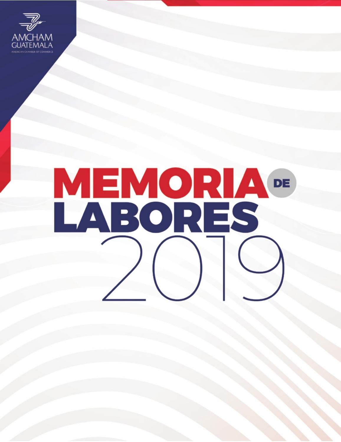 Memoria de Labores 2019 by AmCham Guatemala - Issuu