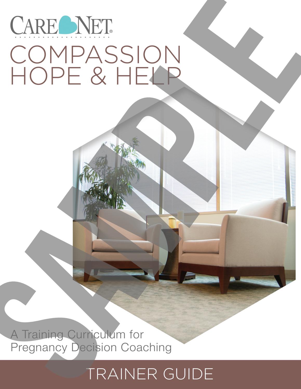 Compassion Hope and Help Trainers Guide - SAMPLE by care-net - Issuu