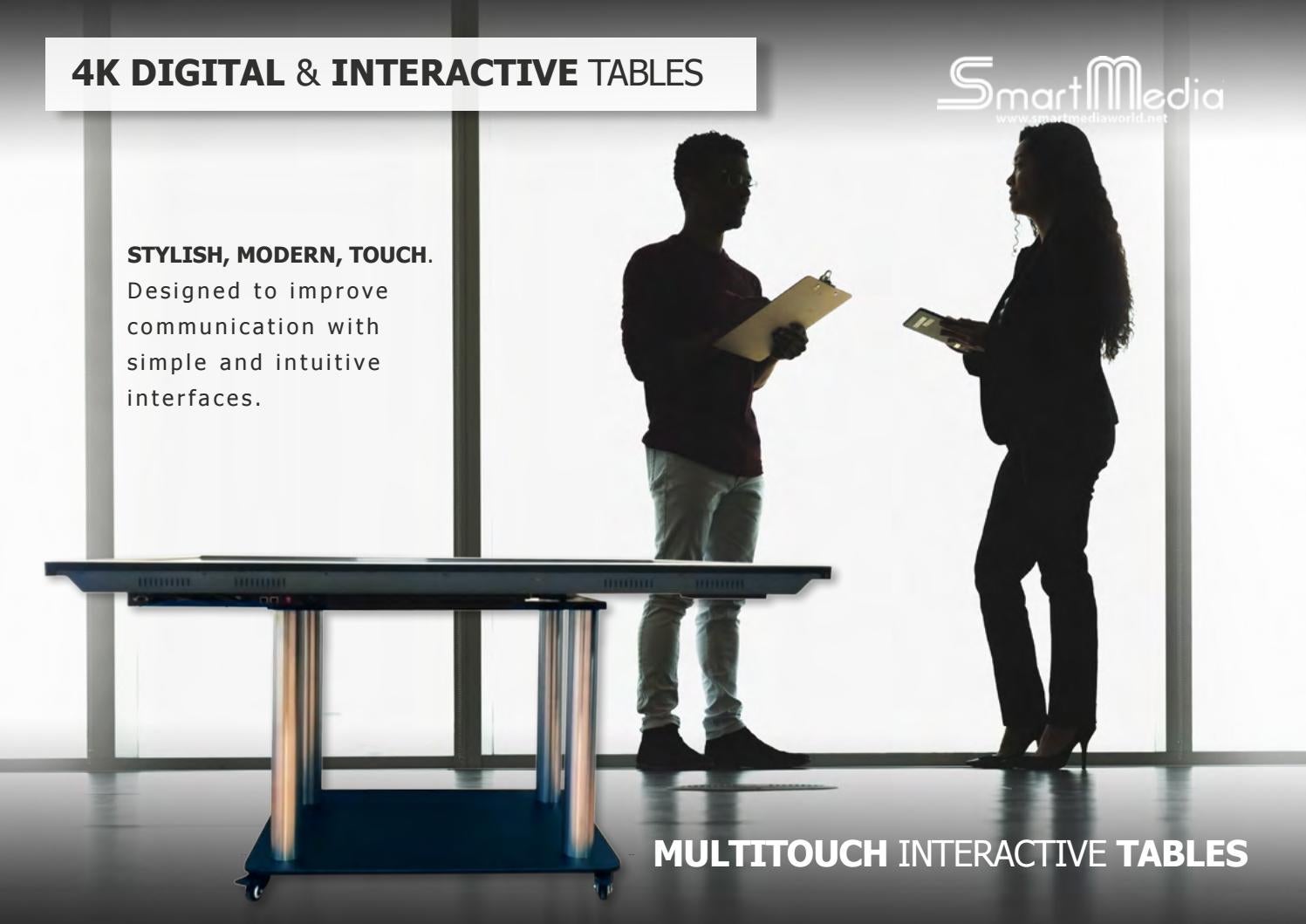 4K Digital Interactive tables - SmartMedia touchscreens by smartmedia-touchscreen - Issuu