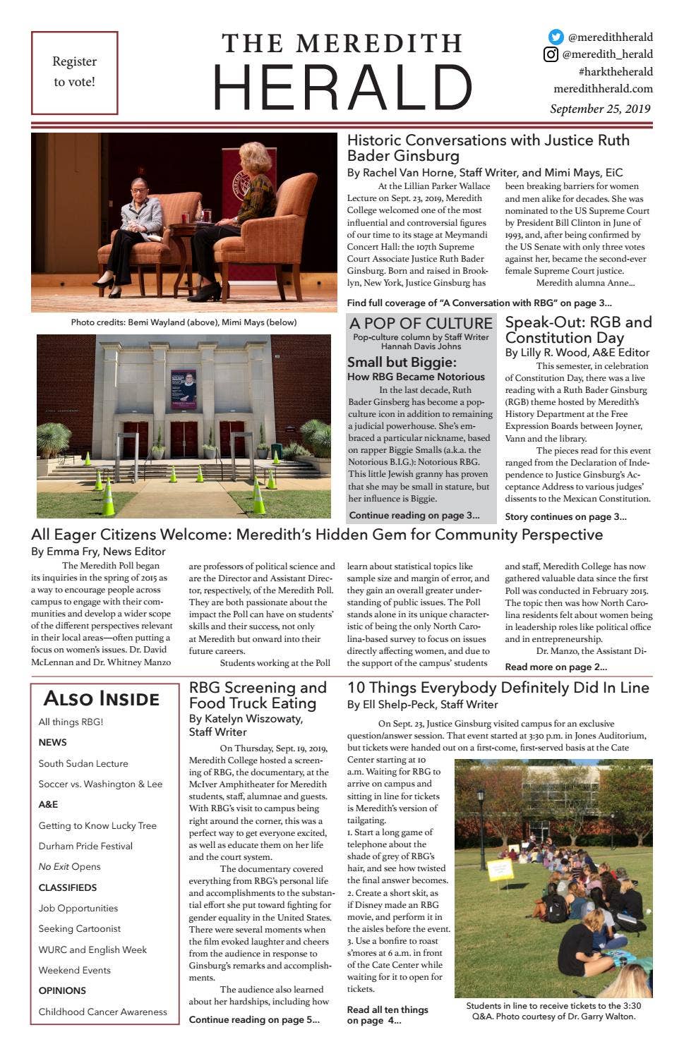 Sept 25, 2019 by The Meredith Herald - Issuu