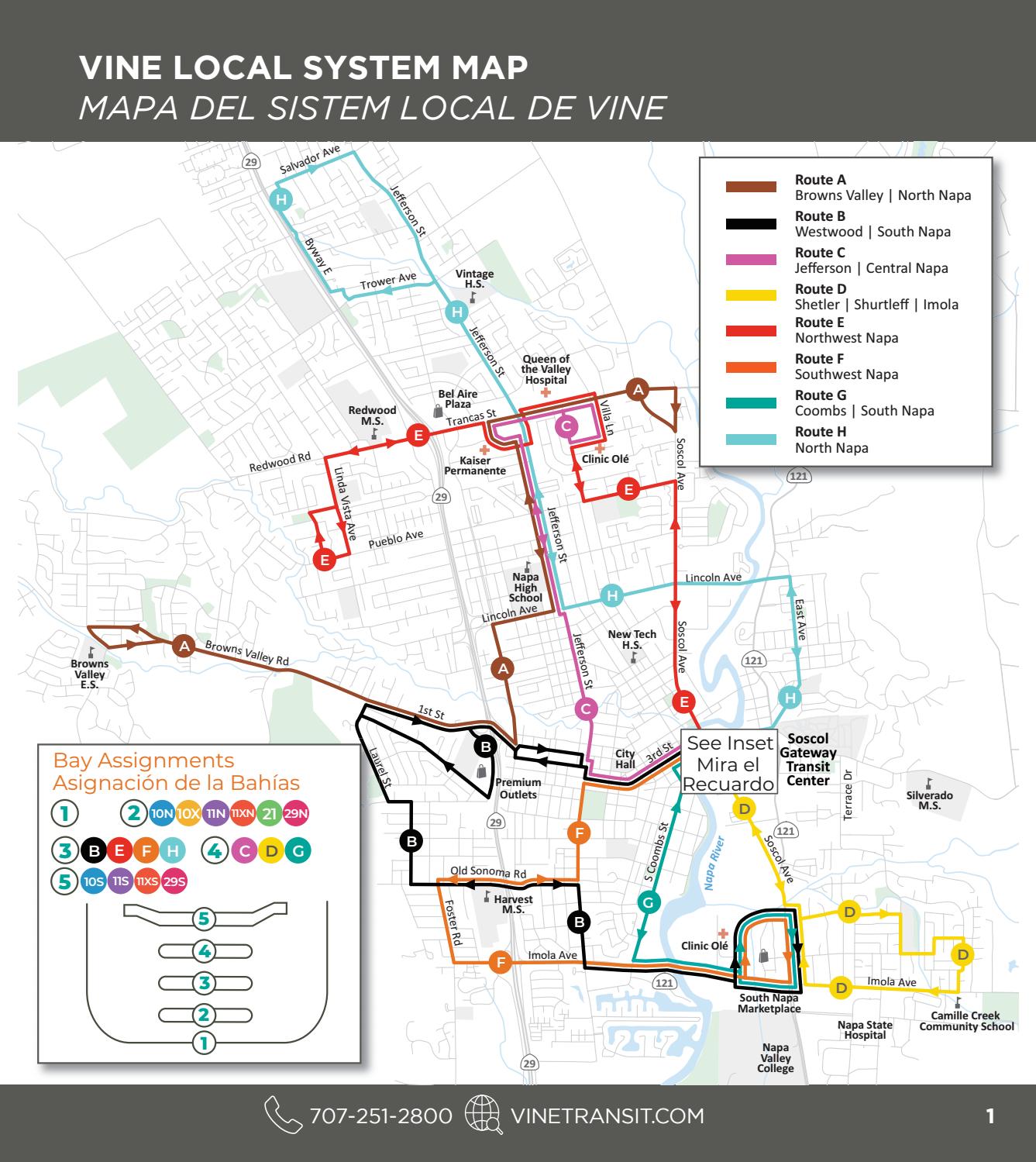 Vine Local Route Schedules - Effective 1-5-2020 (Revised 2-5-2020) by ...